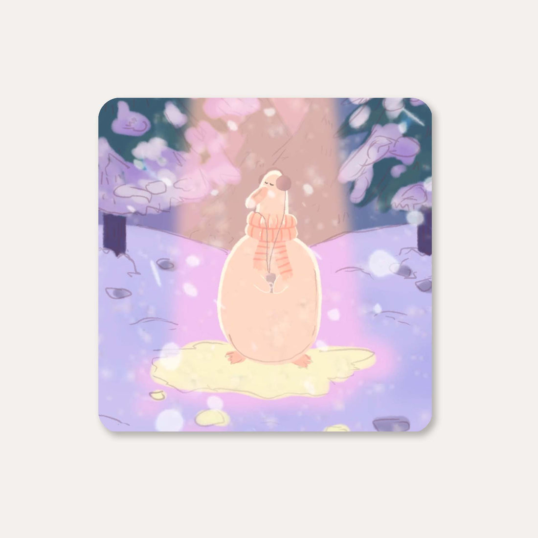 First snow sticker – Aula design